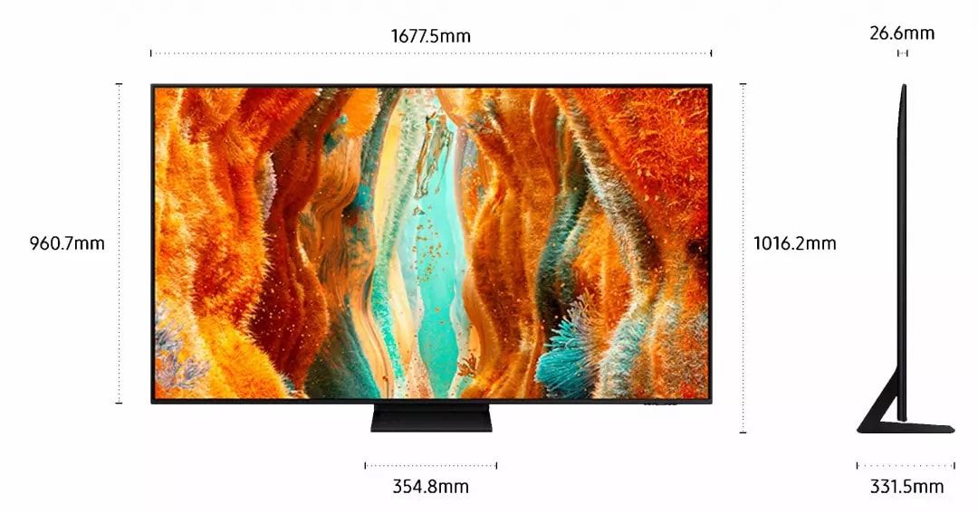 TV Neo QLED 4K 189 cm SAMSUNG TQ75QN70F | U-Techno.fr
